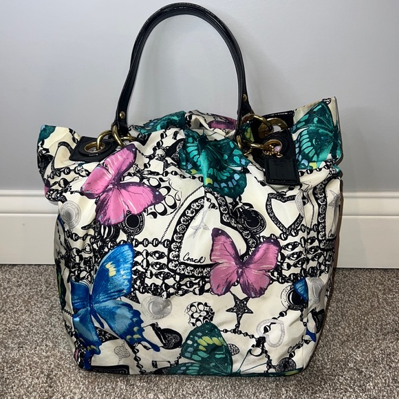 Coach | Bags | Vintage Limited Edition Coach Carly Butterfly Tote ...